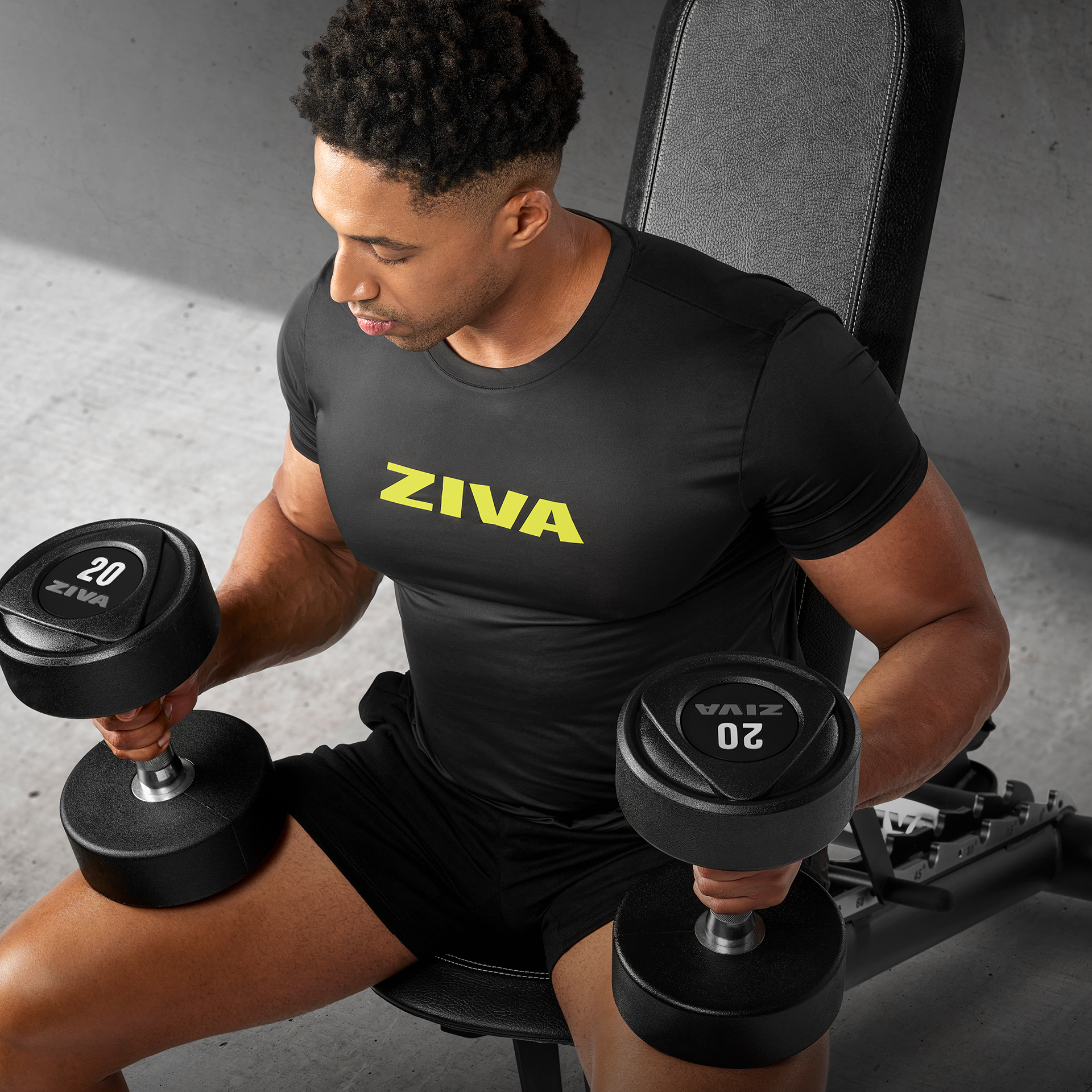 SL RPU DUMBBELLS (2KG INCREMENTS) - ZIVA
